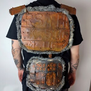 Postapocaliptic Handcrafted Costume Armor for Warriors. Wasteland ...