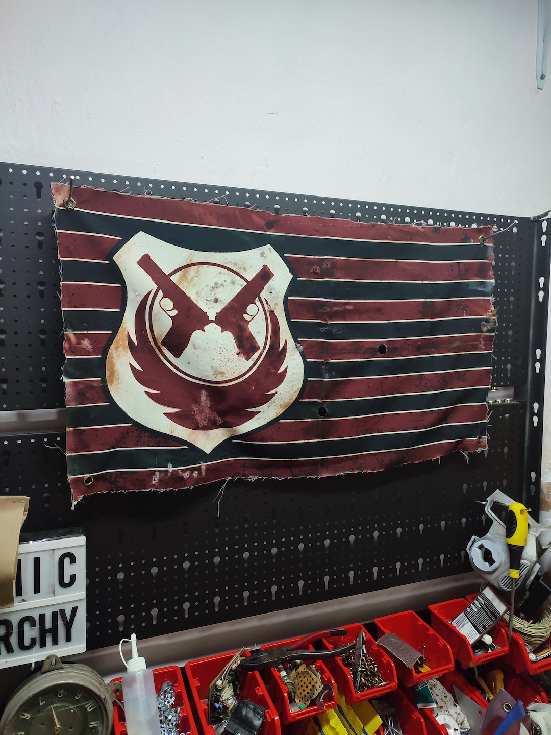 Texas Brotherhood of Steel. Fallout Flag Postapocaliptic Style ...