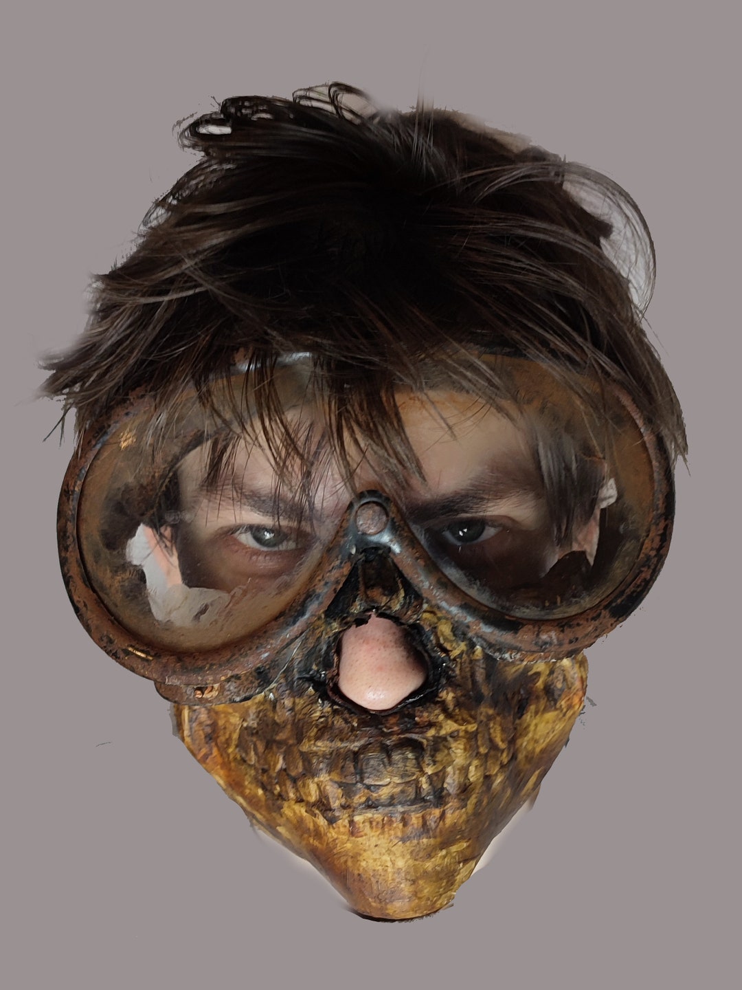 3D Printed Post-apocalyptic Skull Mask , Ideal for True Survivor ...