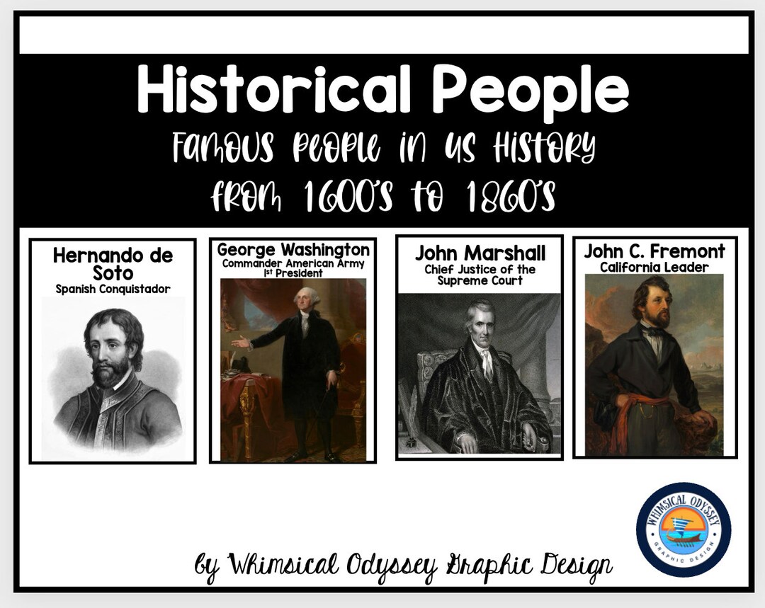 Famous Americans Historical Posters - Etsy