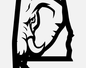 Alabama Crimson Tide Big Al | Alabama Elephant Png | Alabama State ...