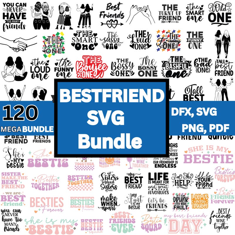 Best Friend Svg - Etsy