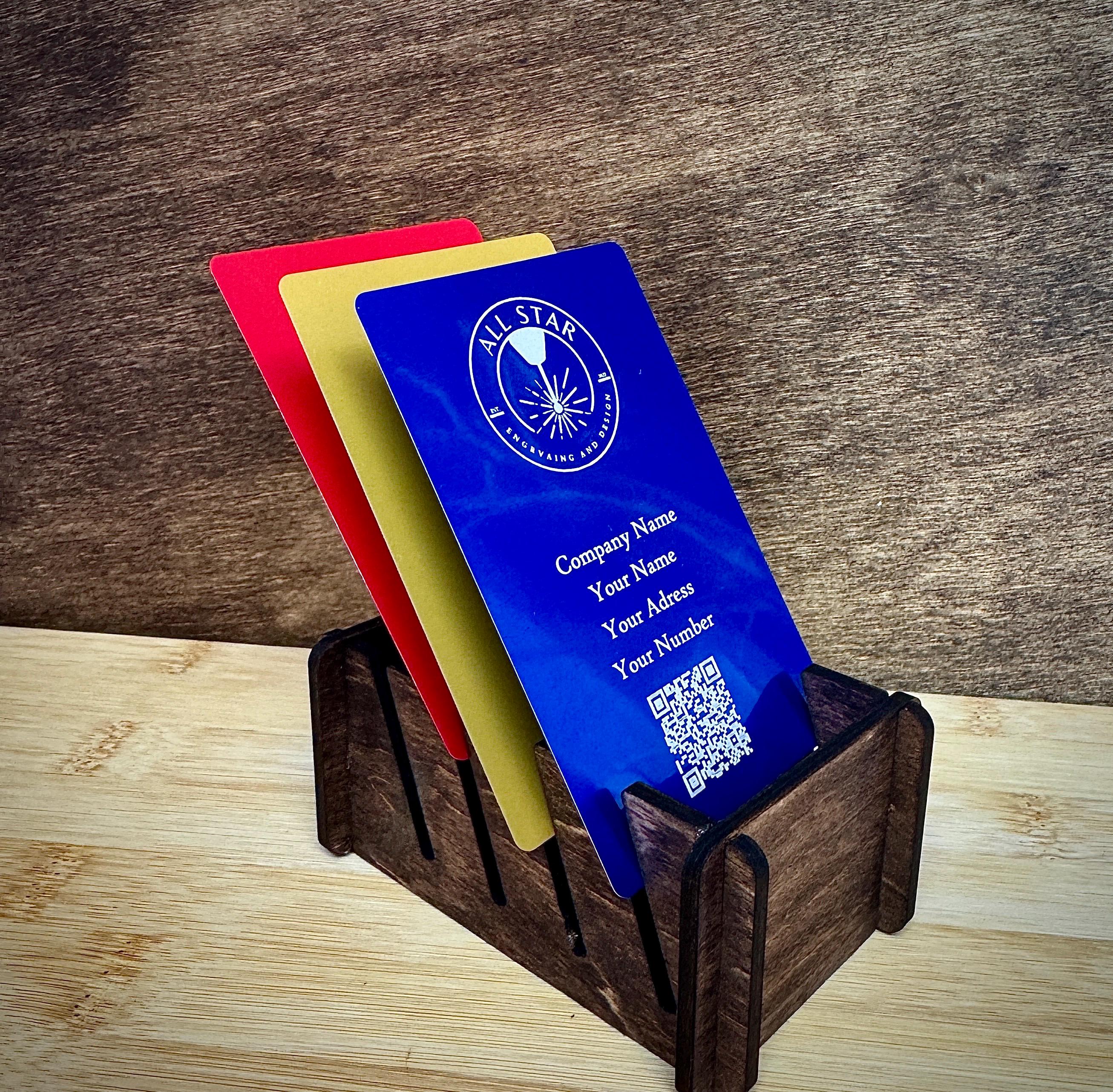 Custom Laser Engraved Business Cards - Etsy