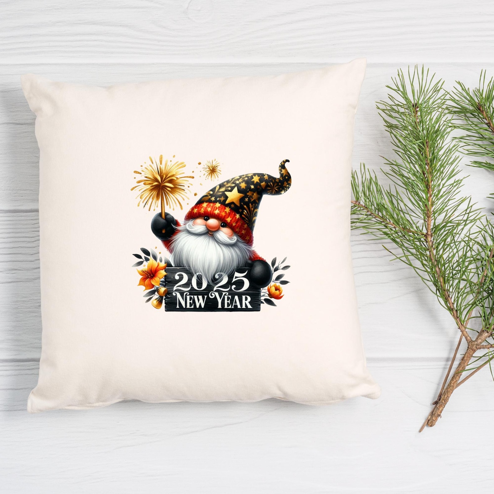 Happy New Year Gnomes 2026 | Png Clipart Bundle of 30 | New Years Gnome ...