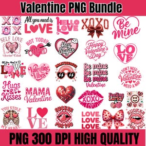 Valentine's Day Png Mega Bundle | Valentine Png Bundle | Valentine's ...