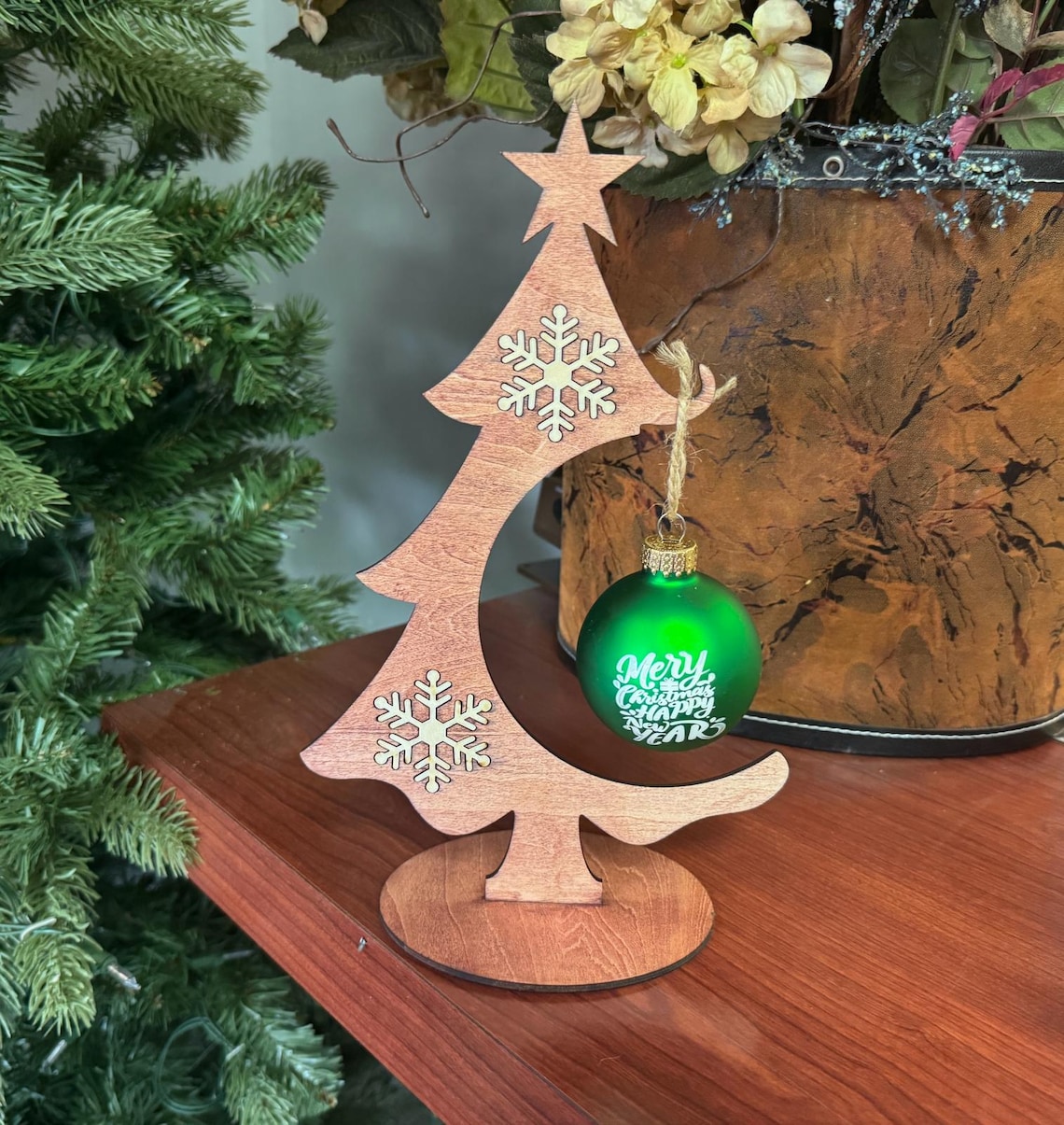 Custom Christmas Ornament Display Stand | Personalized Holiday Ornament ...