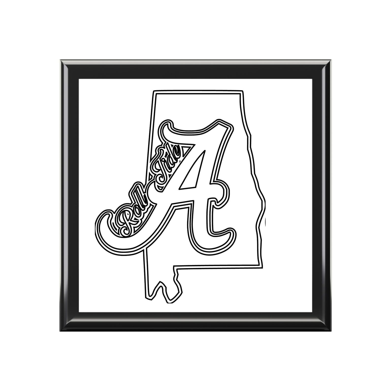 Alabama State Outline With Roll Tide | Alabama Love Svg - Etsy