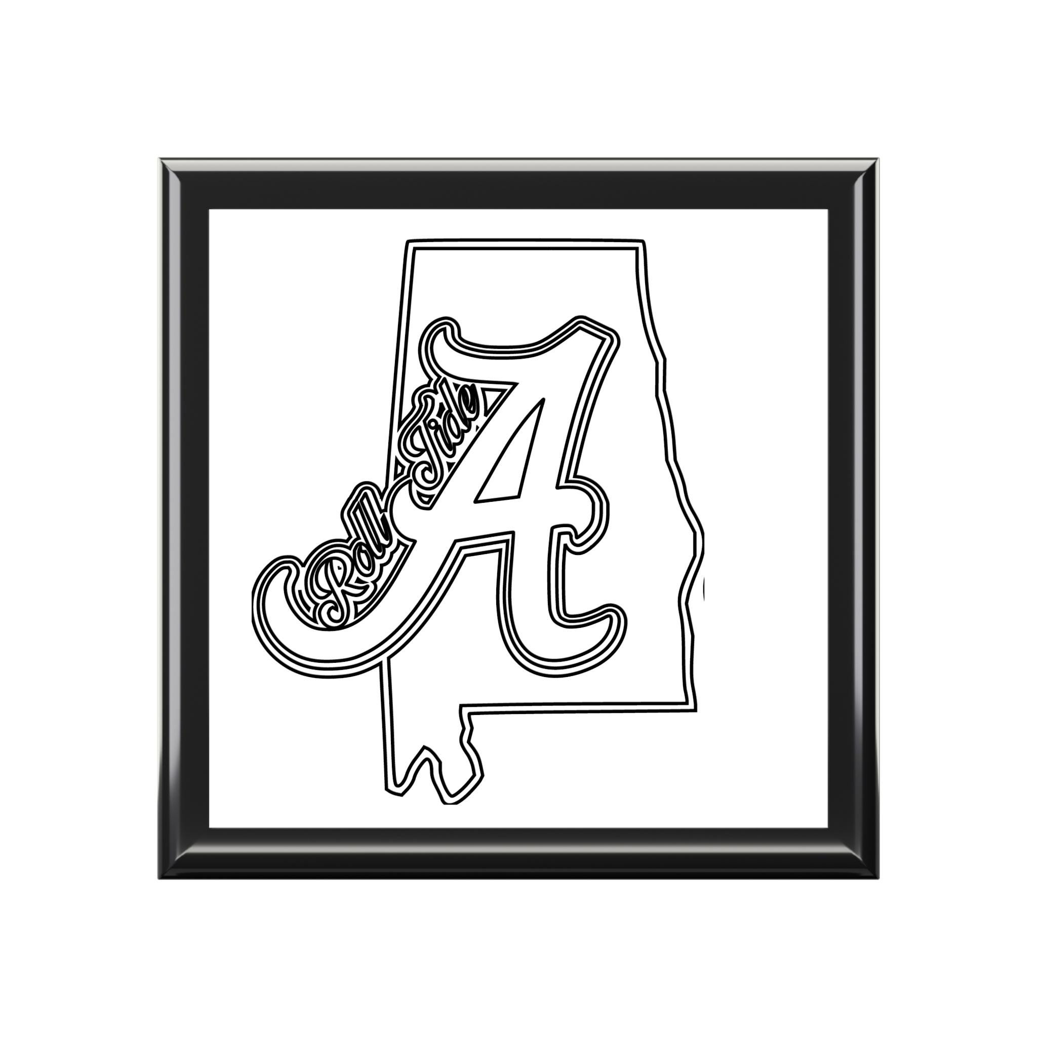 Alabama State Outline With Roll Tide | Alabama Love Svg - Etsy