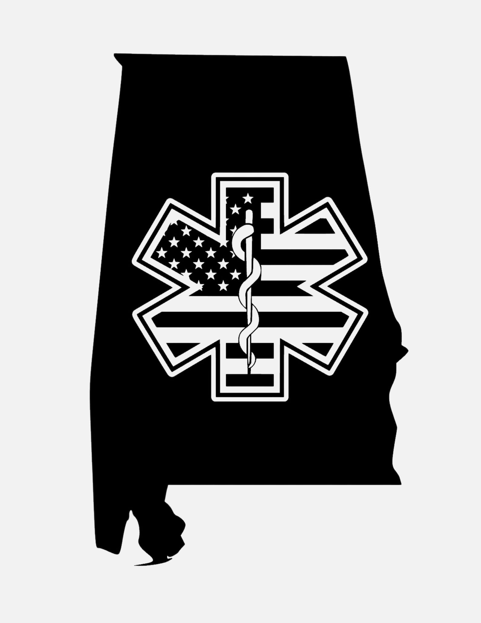 Alabama Emt Bundle | Alabama State Outline | Emt and Leo Design ...