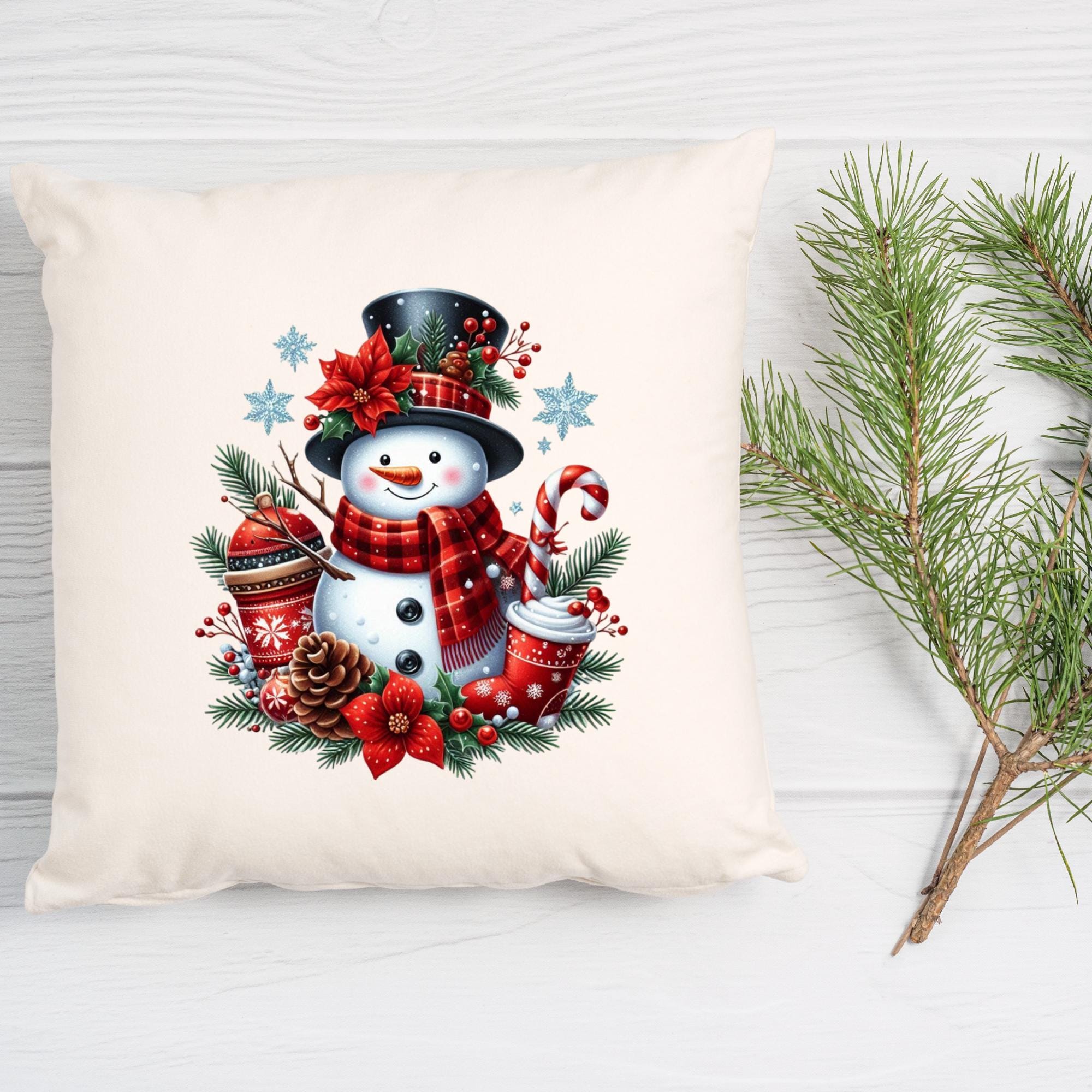 Christmas Snowman Clipart Bundle | Cute Snowman Png | Snowman Family ...