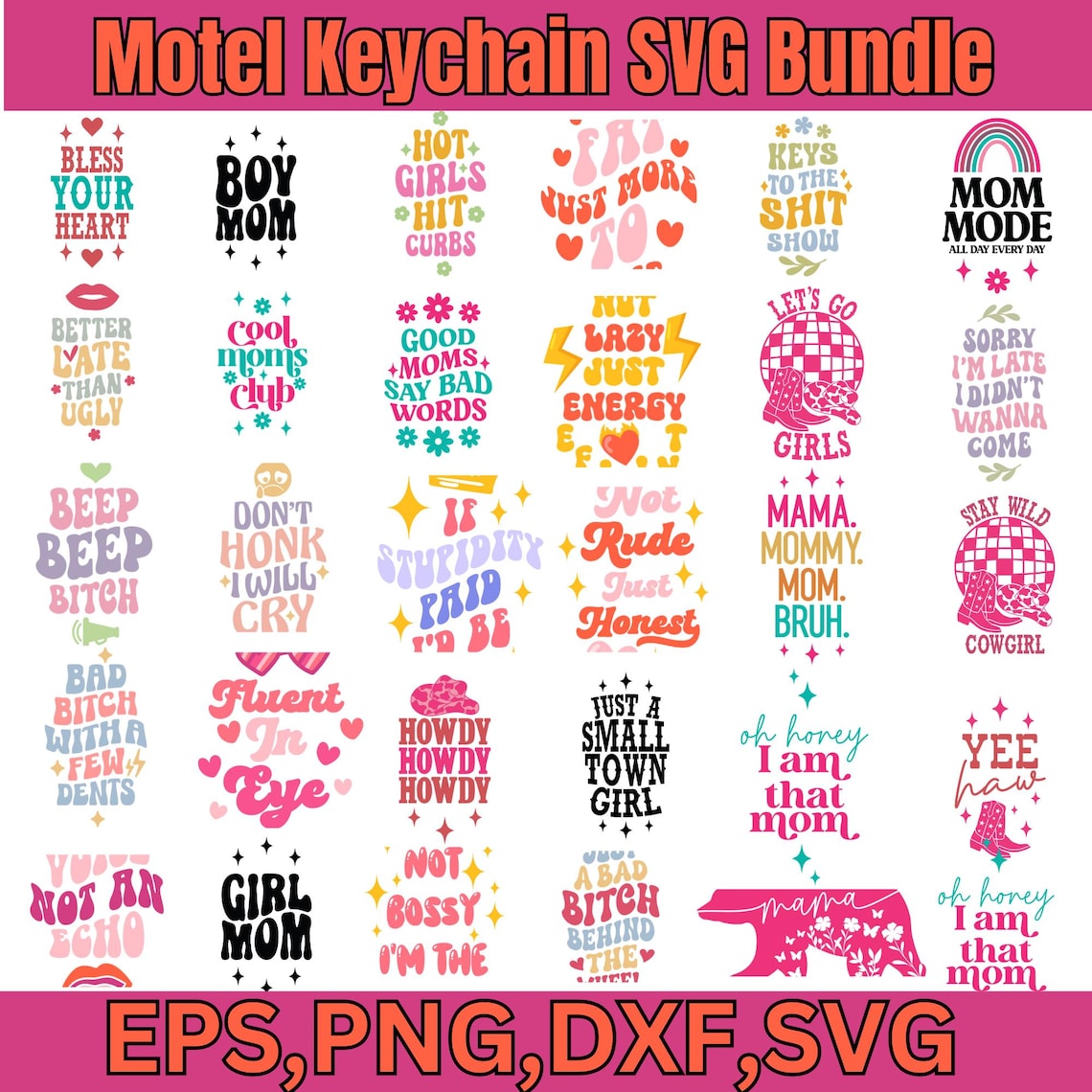 Motel Keychain Svg Bundle | Keychain Quotes Svg | Motel Keychain Png ...