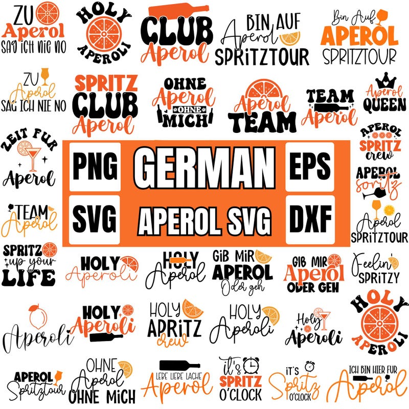 Aperol spritz plotterdatei - Etsy.de