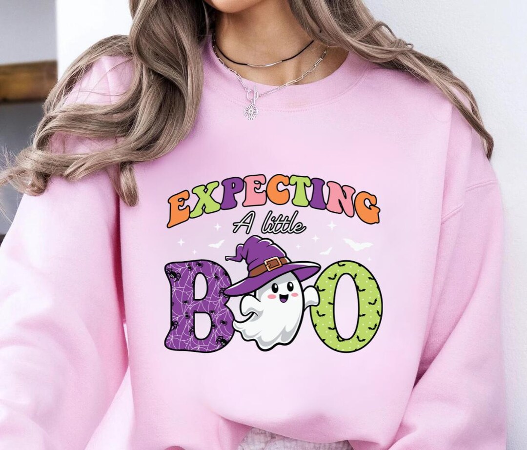 Halloween Boo Cute Ghost SVG | Expecting a Little Boo | Halloween Shirt ...