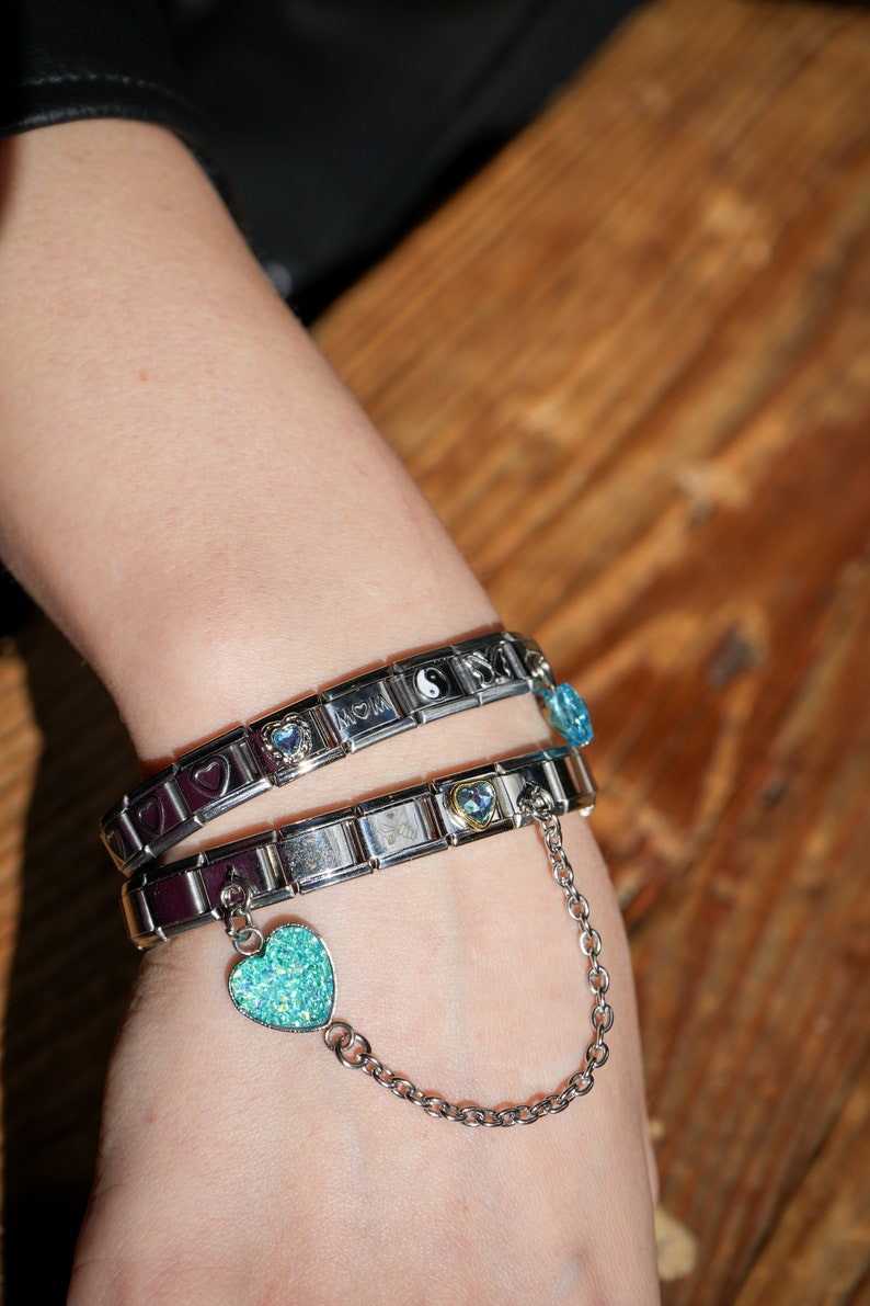 Mystery Box Italian Bracelet, 18 Links Italian Bracelet, Italian Charm ...