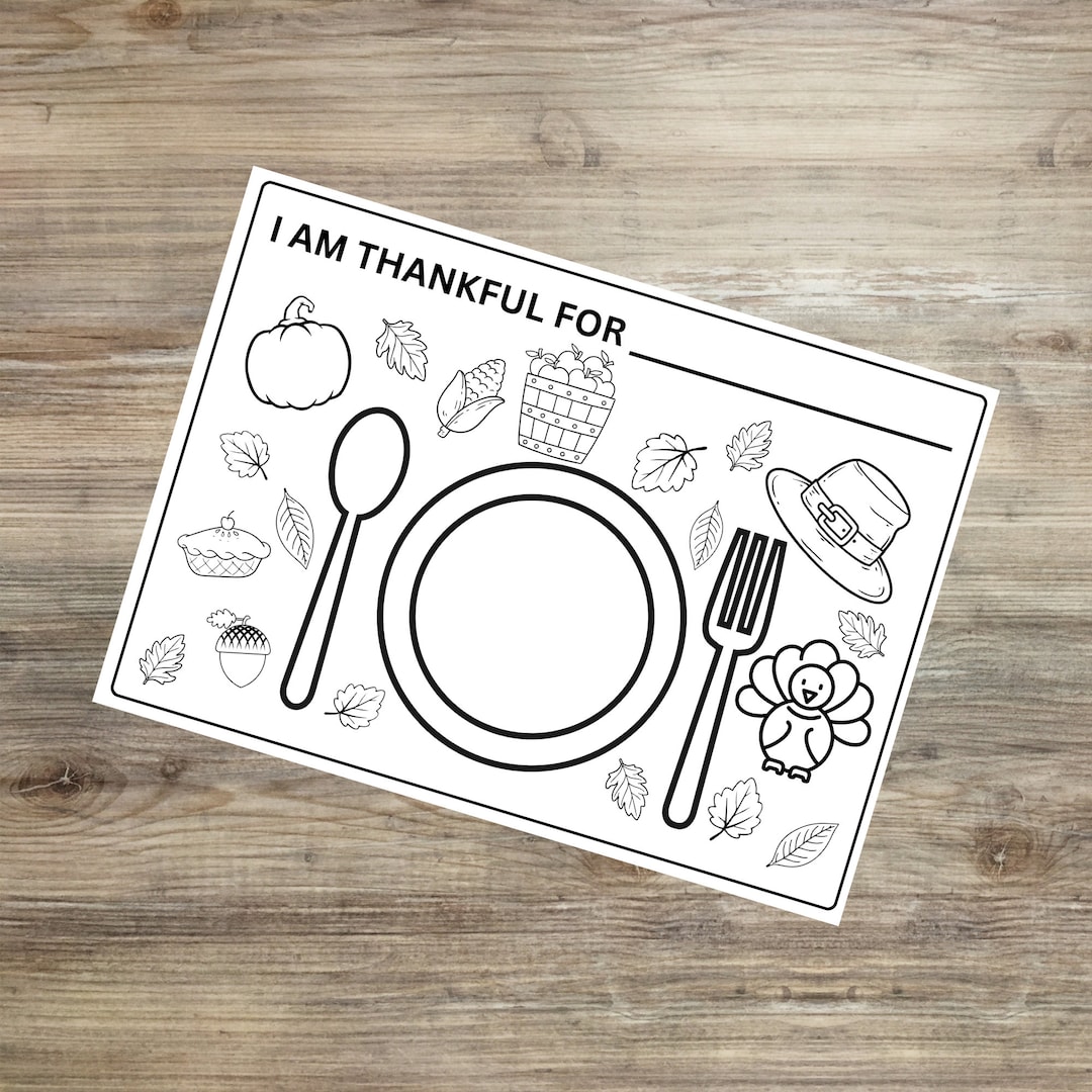 Thanksgiving Printable, Thanksgiving Printable for Kids, Printable ...