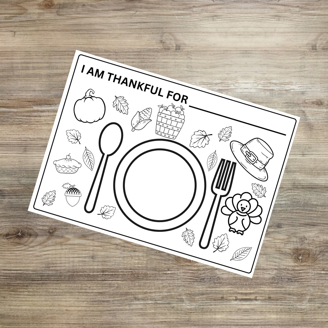 Thanksgiving Printable, Thanksgiving Printable for Kids, Printable ...