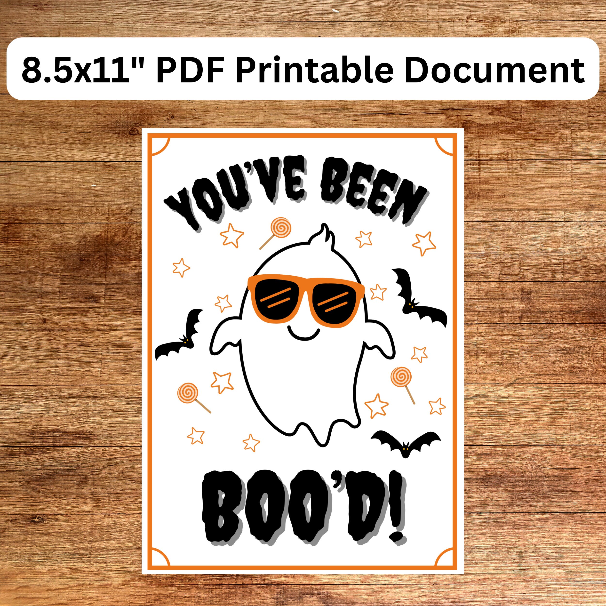 You've Been Boo'd, You've Been Booed, Boo'd Sign for Office or Work ...