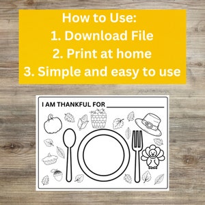 Thanksgiving Printable, Thanksgiving Printable for Kids, Printable ...