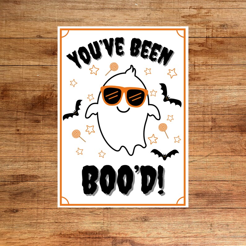 You've Been Boo'd, You've Been Booed, Boo'd Sign for Office or Work ...