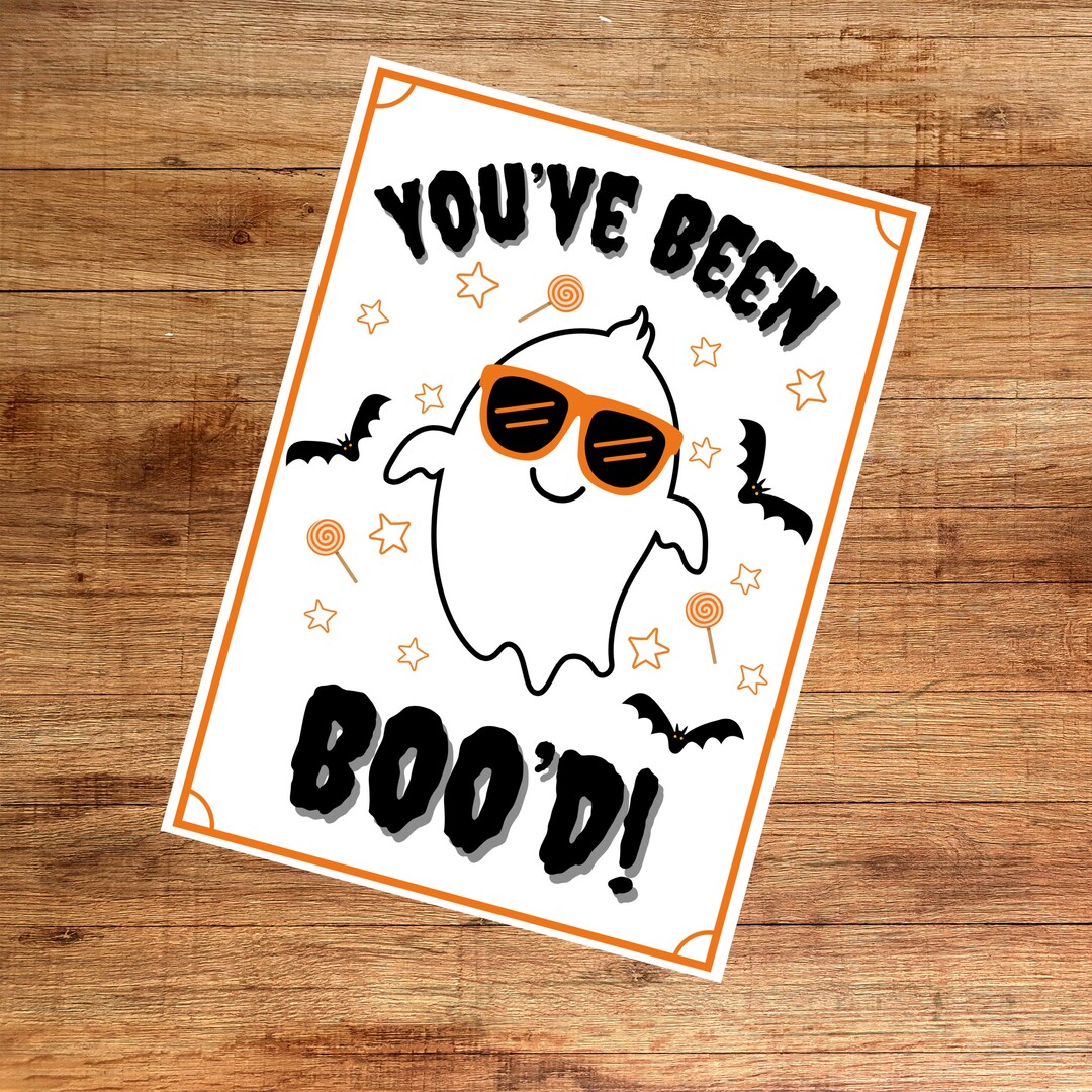 You've Been Boo'd, You've Been Booed, Boo'd Sign for Office or Work ...