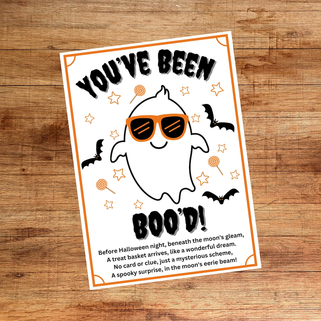 You've Been Boo'd, You've Been Booed, Boo'd Sign for Office or Work ...