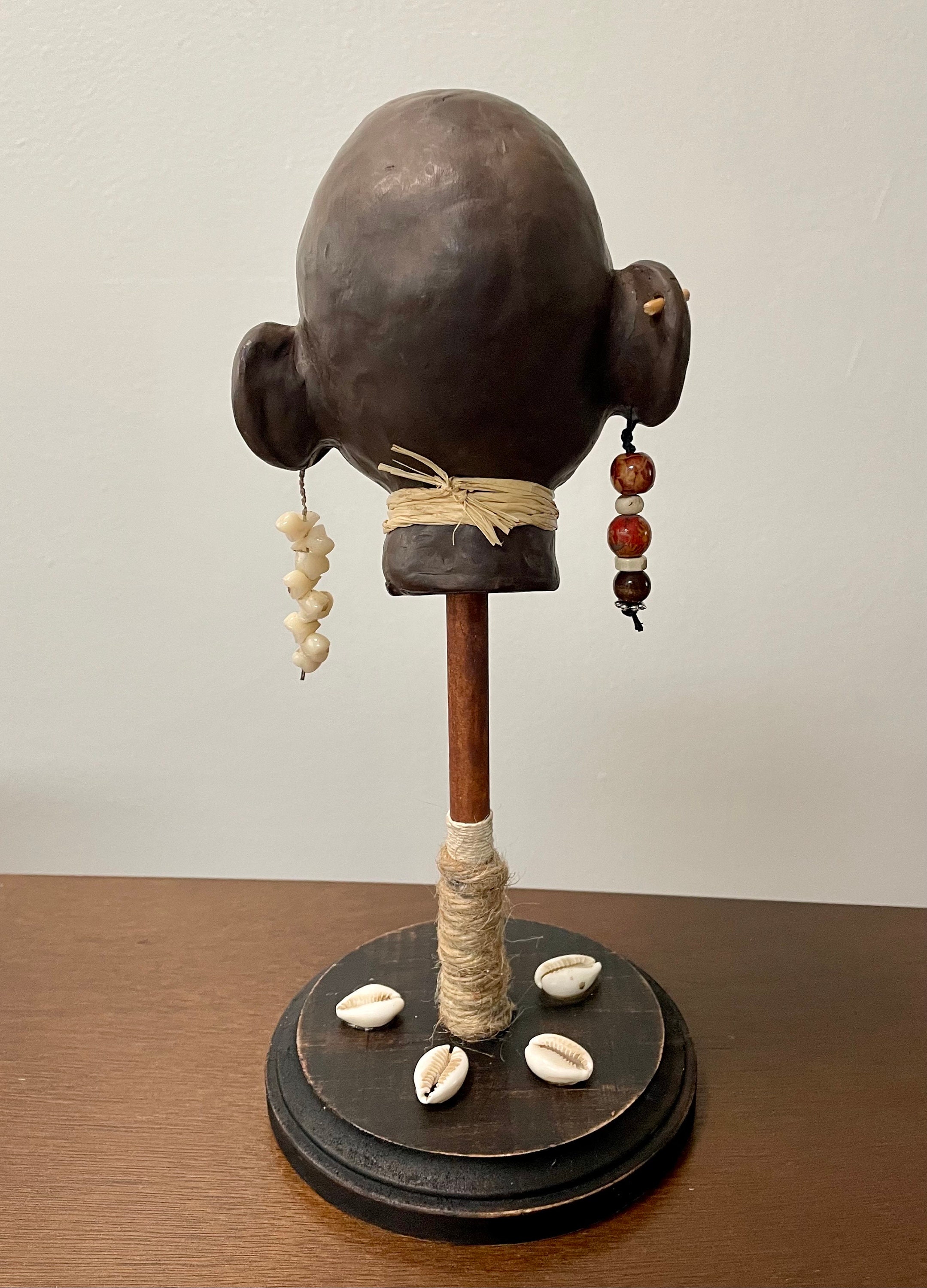Shrunken Head Shaman tiki Bar Decoration - Etsy