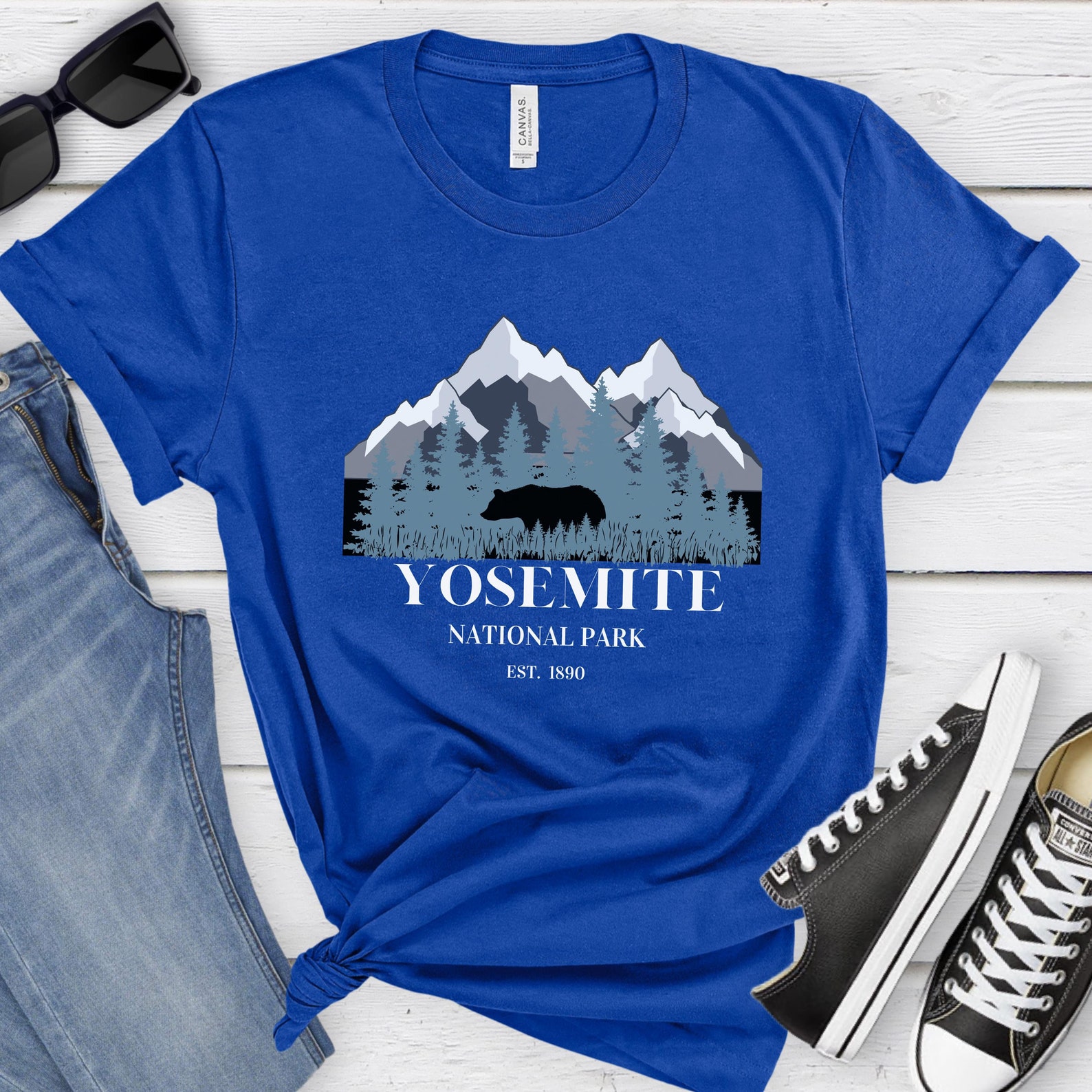 Yosemite Shirt, Yosemite National Park Shirt, Yosemite Bear, Yosemite Tee, Yosemite Hiking Shirt ...