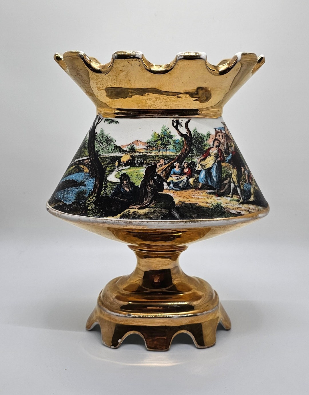 Italian Porcelain Vase From SSF. 1950s - Etsy