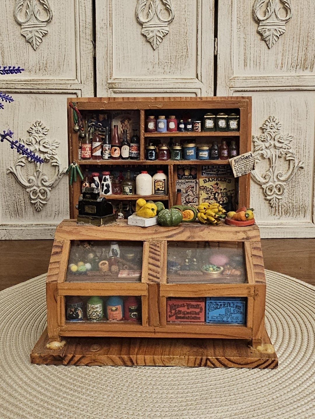 Vintage Miniature Wooden General Store Diorama by Kikikas–rustic ...