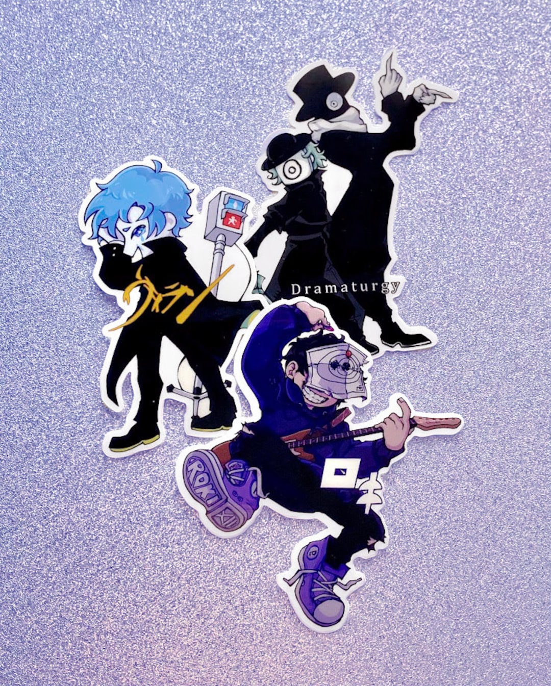 Vocaloid Utaite Stickers Dramaturgy Eve, Villain Teniwoha, Roki Mikito ...