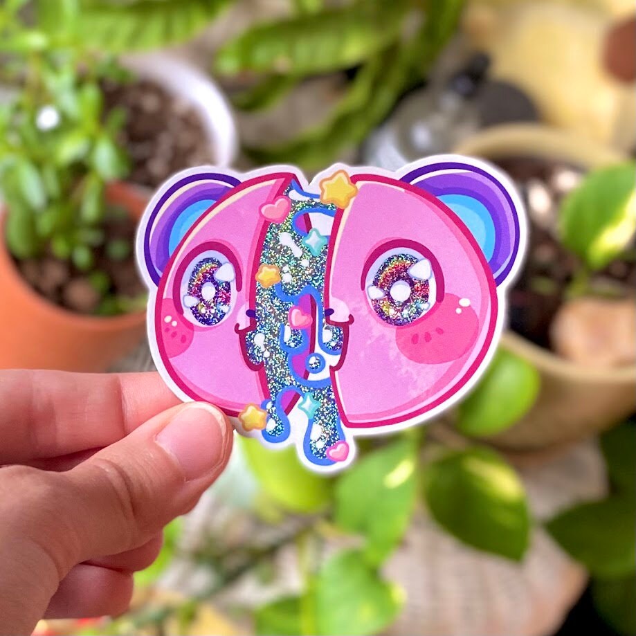 Pastel Gore Snare-bear Stickers Cute Yamikawaii Edgy Teddy Bear, Sweet ...