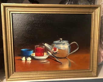 Hewitt Jackson "nautical Clippers" Original Oil Painting on Canvas - Etsy