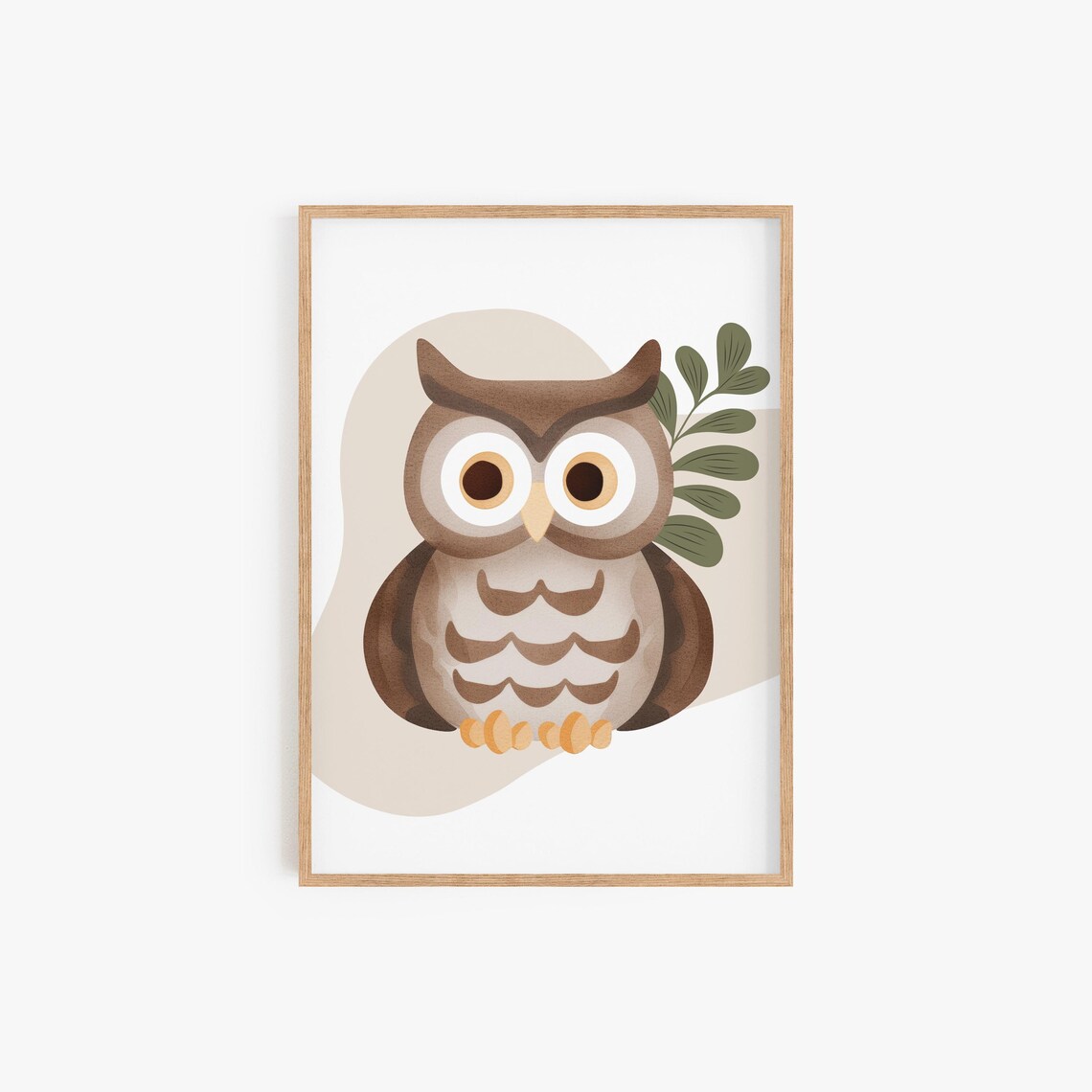 Forest Animal Nursery Wall Art Set | Woodland Animal Prints for Baby ...