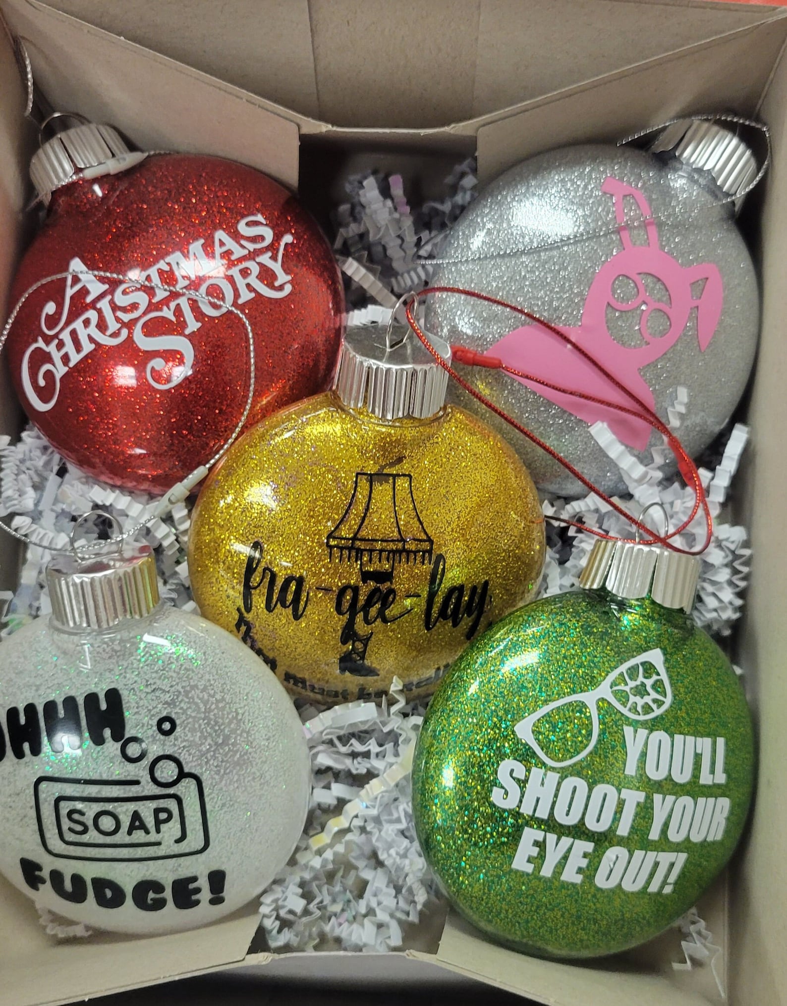 Christmas Story Ornament Set - Etsy