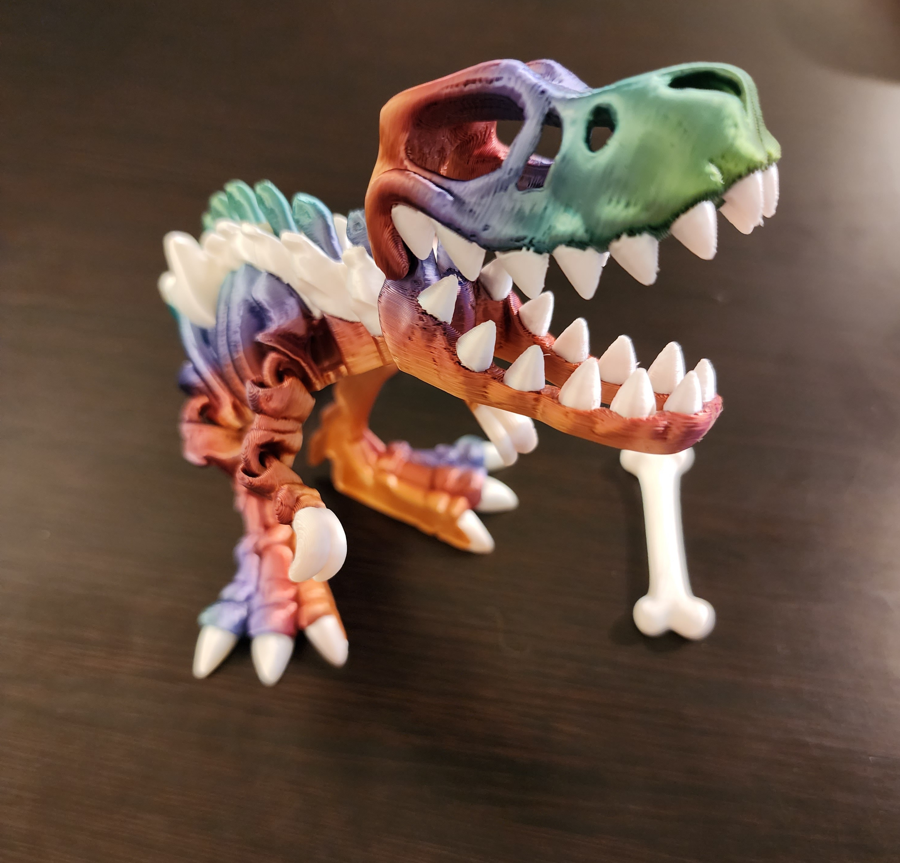 Flexi T-rex Skeleton - Etsy