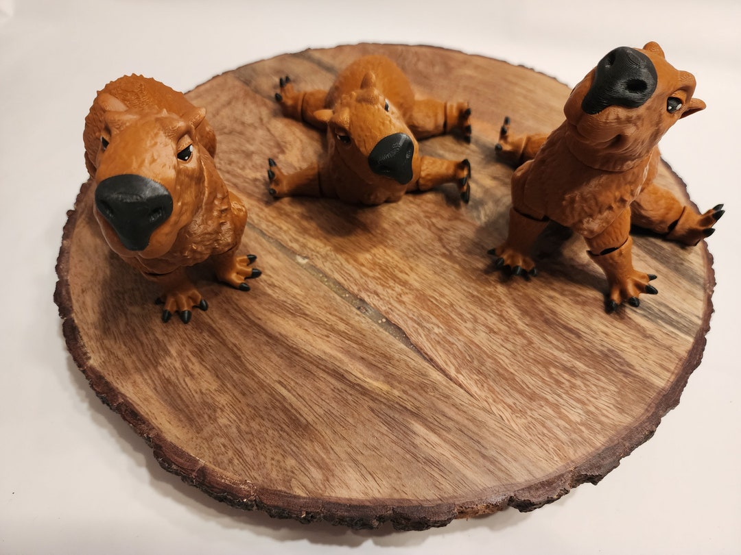 Capybara Articulated Figure - Etsy