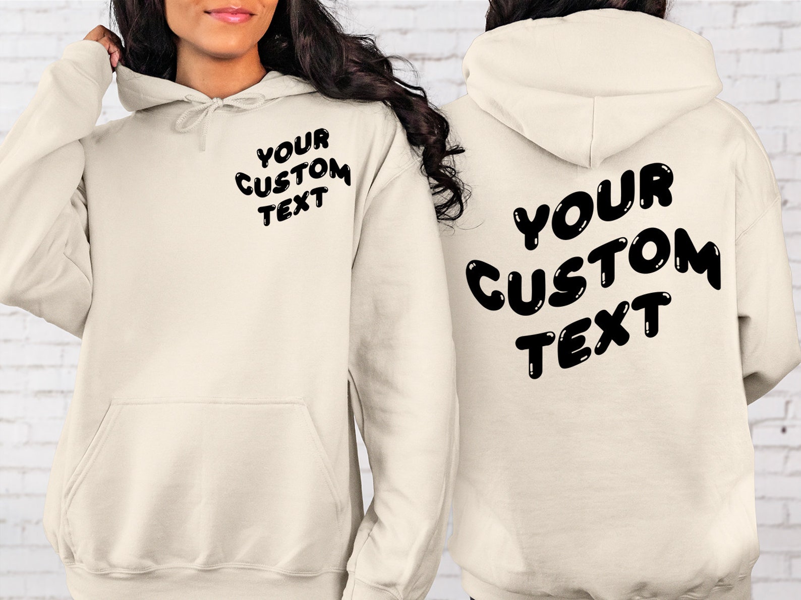 Custom Your Text Sweatshirt, Personalized Sweatshirt, Customize Sweater ...