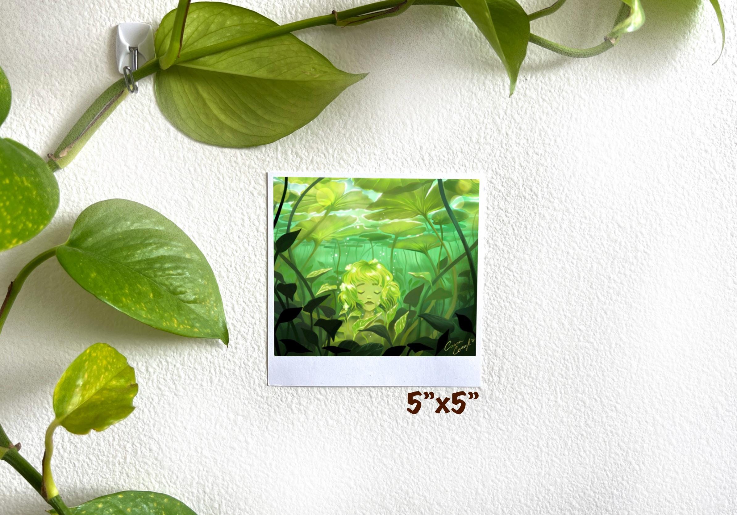 Lily Fae, Lilypad Pond, River Fairy, Digital Illustration, Green Fairy ...