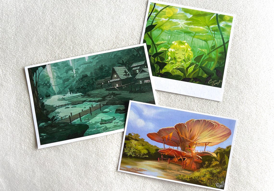 Lily Fae, Lilypad Pond, River Fairy, Digital Illustration, Green Fairy ...