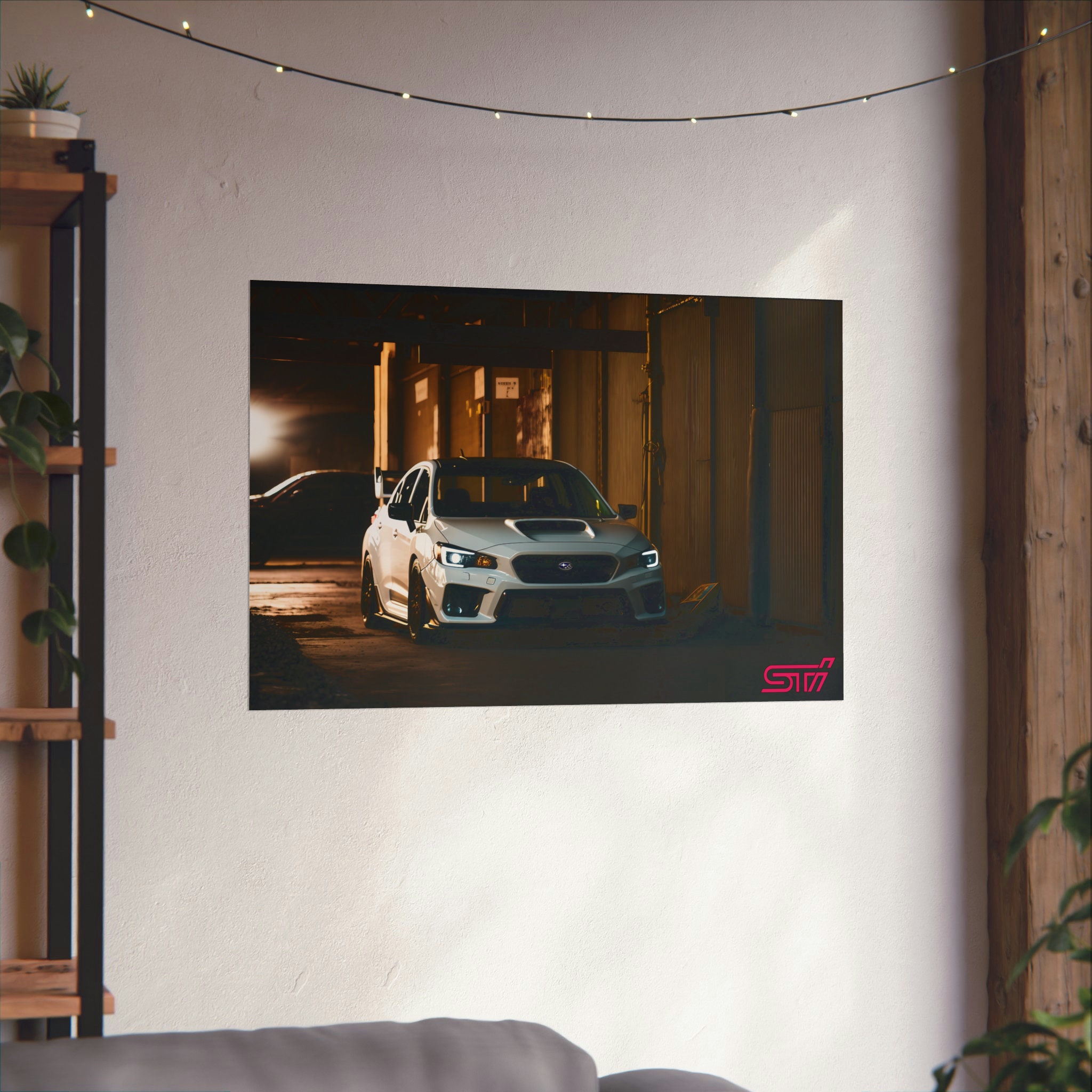 Subaru WRX Sti Warehouse Photoshoot Poster - Etsy