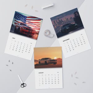 Dodge Challenger SRT Wall Calendar (2025) - Etsy