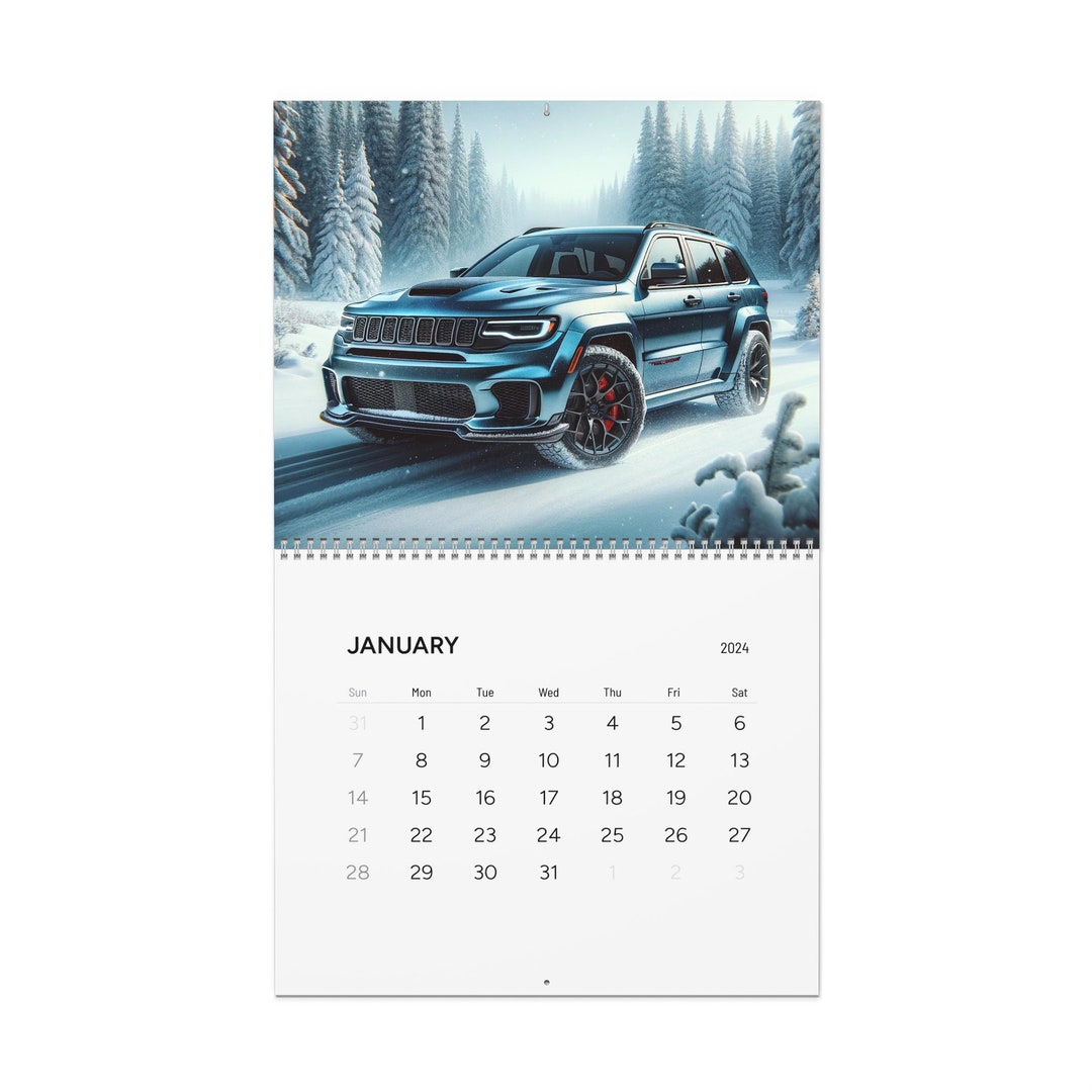 Jeep Trackhawk Wall Calendar 2024 - Etsy