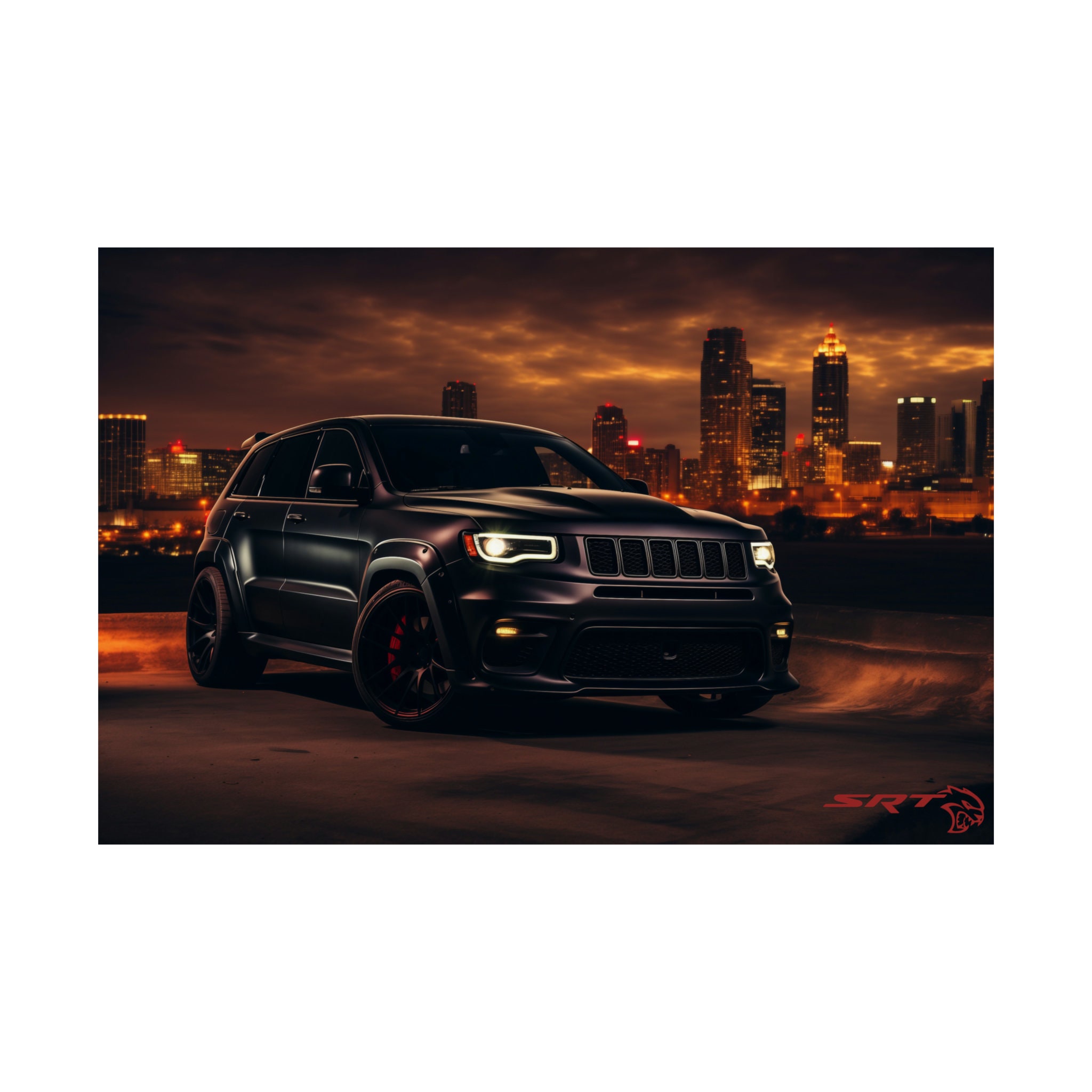 Storm Jeep Trackhawk SRT Poster - Etsy