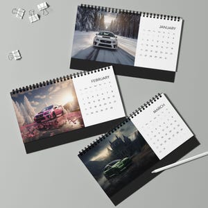 Subaru WRX STI Desktop Calendar (2025 Grid) - Etsy