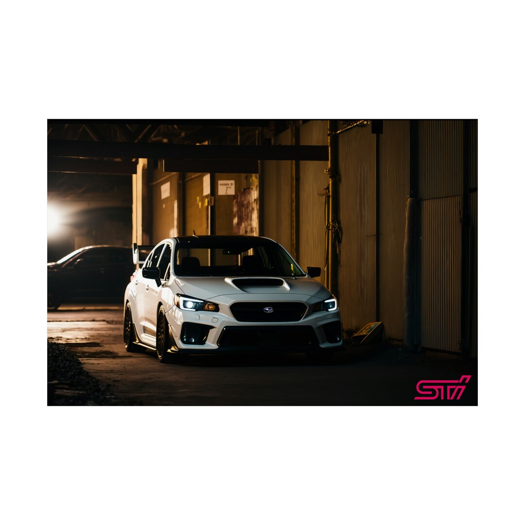 Subaru WRX Sti Warehouse Photoshoot Poster - Etsy