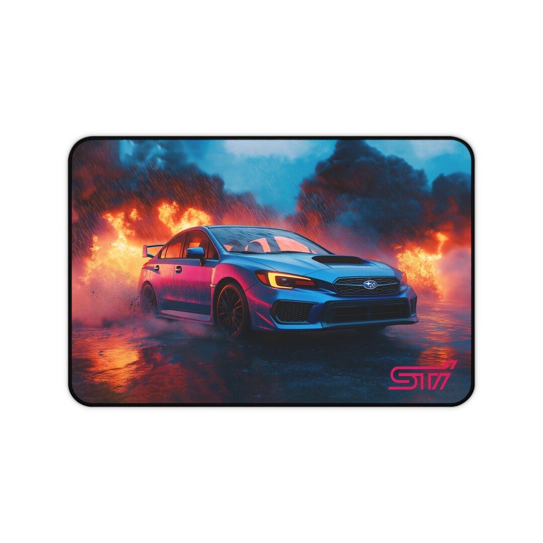 Subaru WRX STI WRB Firestorm Desk Mat - Etsy