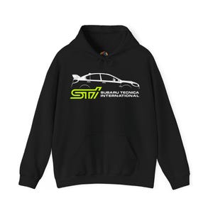 Subaru WRX Sti Silhouette Side Profile Hooded Sweatshirt - Etsy