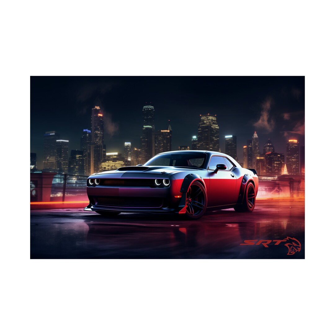 Dodge Challenger SRT Poster - Etsy.de