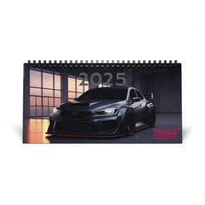 Subaru WRX STI Desktop Calendar (2025 Grid) - Etsy