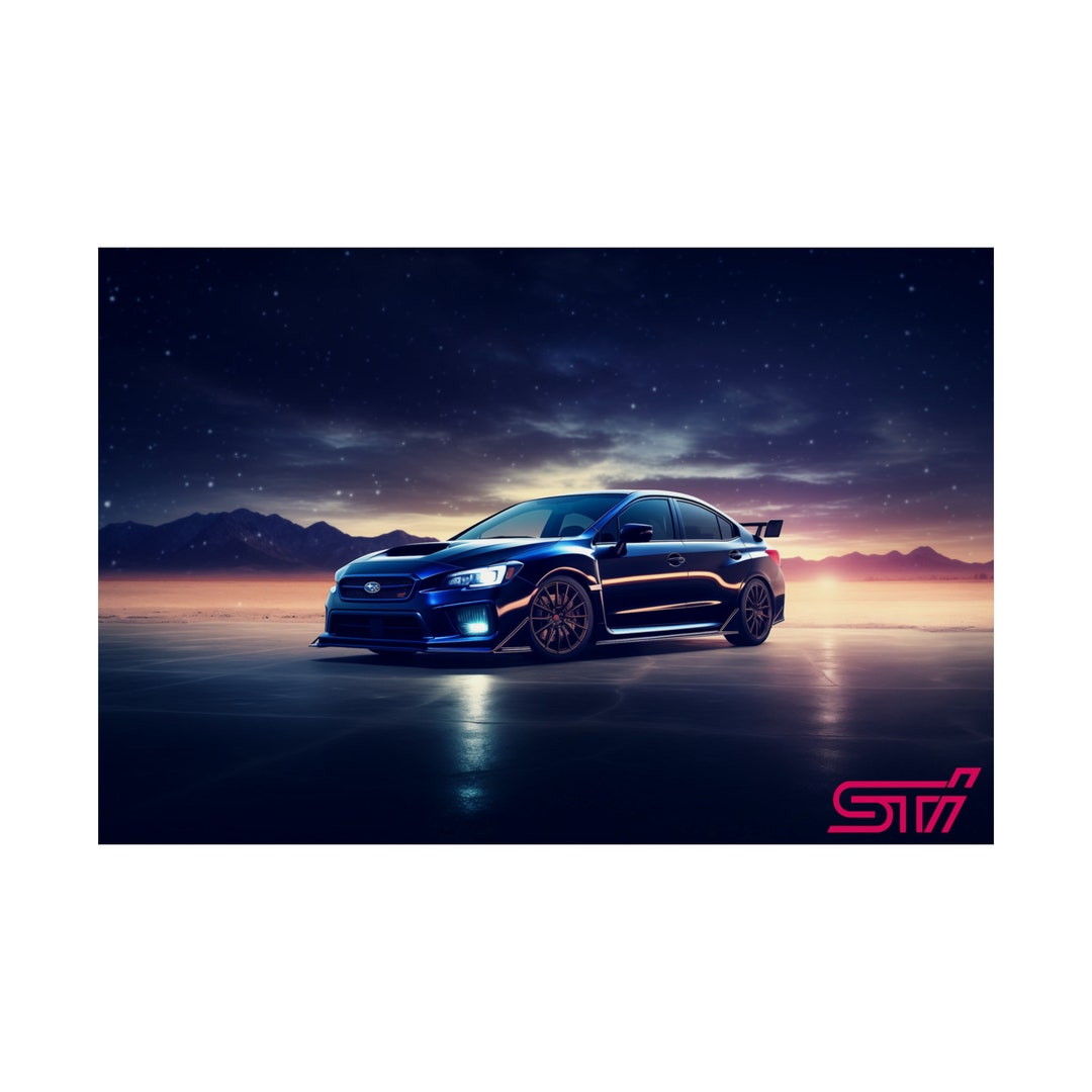 Subaru WRX STI Galaxy Poster - Etsy